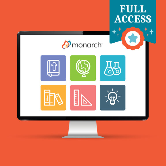 Full Access Subscription | Grades 3-12 | Monarch Online Homeschool ...